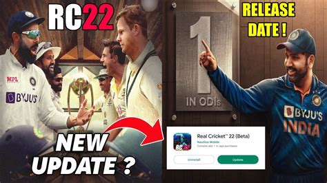 Real Cricket 22 New Update Release Date Real Cricket 22 New Update