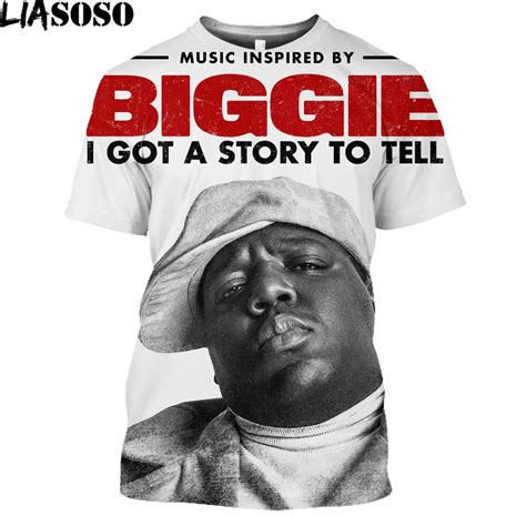 Notorious Big T Shirt Masculina E Feminina Harajuku Rapper Biggie