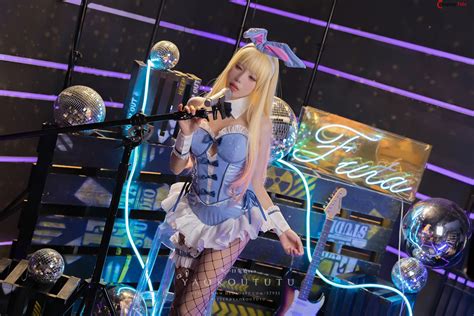 咬一口兔娘ovo Yaokoututu Cosplay Marin Kitagawa Bunny Girl Sono Bisque