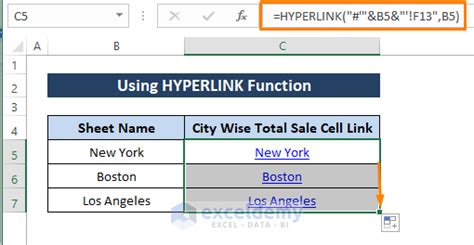How To Link Cell To Another Sheet In Excel 7 Methods Exceldemy