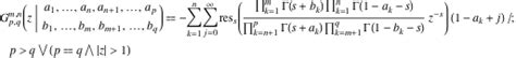 Meijer G Function Series Representations Subsection 0606