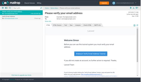 Customise The Laravel User Verification Email Brabeum