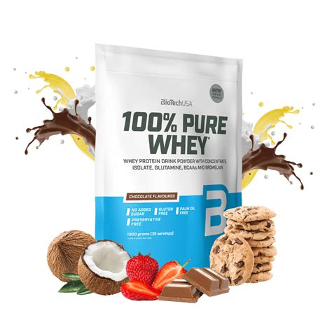 Biotechusa 100 Pure Whey Proteinpulver 1 Kg Mmalab