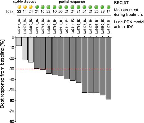 Best Response Per Recist Analysis In All Nsclc Patient Derived Download Scientific Diagram