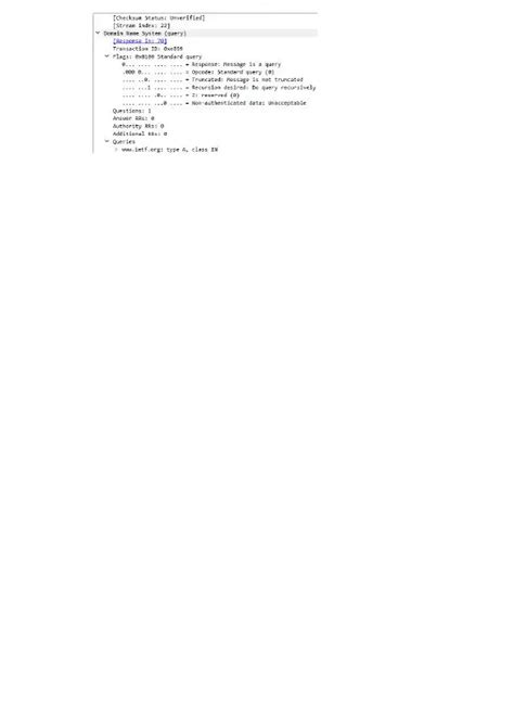 Quiz 12 Dns Packet Trace Analysis Edubirdie