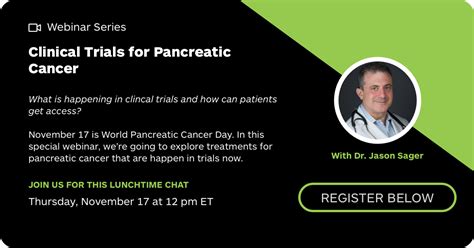 Webinar Clinical Trials For Pancreatic Cancer Sagely Health