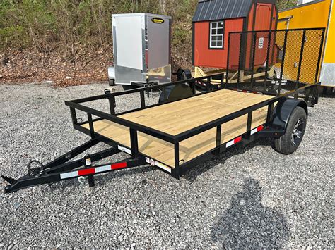 2026 Leonard 64x12 Premium Utility Trailer With Mag Wheels