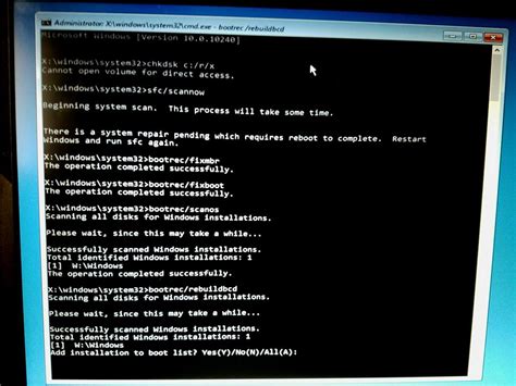 Cannot Recover Reset Windows From Bootable USB And No OS Microsoft Community