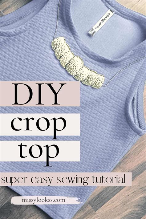 Easy Crop Top Pattern And How To Sew A Crop Top For Beginners