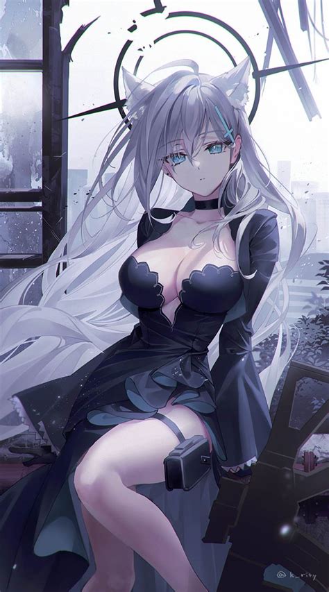 阿努比斯插画师リティrity的碧蓝档案シロコテラー插画图片 Bobopic