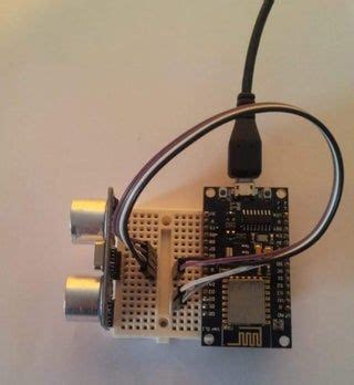 How To Monitor Ultrasonic Distance With ESP8266 And AskSensors IoT