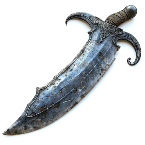 Premium Photo Vintage Pirate Cutlass Clipart With Weathered Look Isolated On White Background