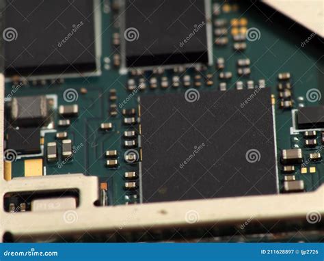 Close Up Shoot Of Surface Mount Device Smd Parts Stock Image Image Of
