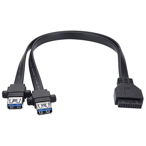 Кабель Usb 3 0 19 контактный гнездовой больше 2 Usb 3 0 A купить с доставкой по выгодным ценам