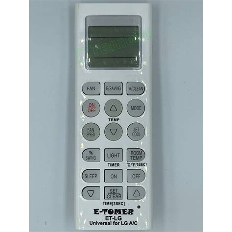 รีโมทใช้กับแอร์ Lg รุ่น Et Lg รวมทุกรุ่น Shopee Thailand