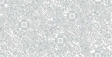 Computer Circuit Royalty Free Vector Image Vectorstock