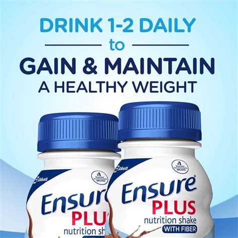Buy Ensure Plus Nutrition Shake With Fiber 16 Grams Of Protein Meal