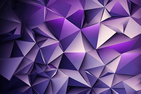 Fondo con un mosaico poligonal púrpura y plantillas de diseño creativo