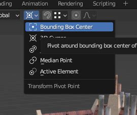 Transforms How Do I Get The Scale And Rotate Option To Fit In The Middle Of My Object