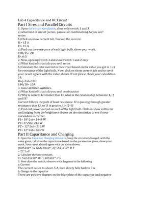 Lab Electric Field And Potential Physics TyNiah Banks Arianna Drisdale Lab Electric