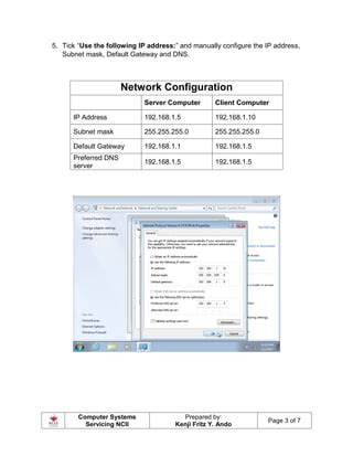 CSS Module Setting IP Address PDF Computer Networking Computing
