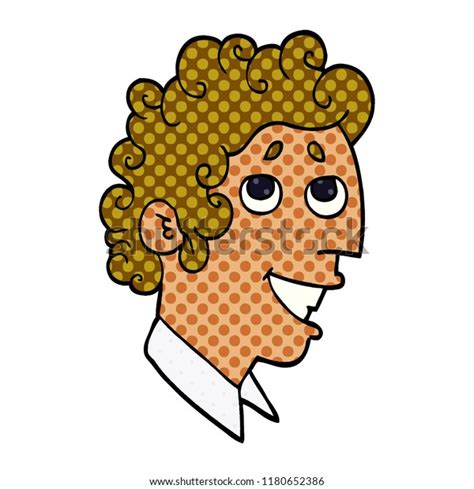 Cartoon Doodle Man Face Stock Illustration 1180652386 Shutterstock