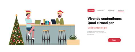 막대기 카운터 현대적인 카페 전나무 나무에 앉아 몇 장식 해피 뉴 메리 크리스마스 휴일 개념 절연된 복사본 공간 가로 12월에 대한 스톡 벡터 아트 및 기타 이미지 Istock