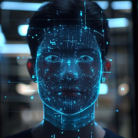 A Visual Of A Facial Recognition System Identifying And Verifying