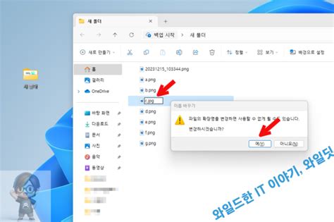 윈도우 파일 확장자 표시 보기 바꾸기 일괄 변경 방법 네이버 블로그
