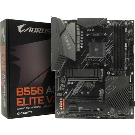 Материнская плата Socket AM4 GIGABYTE B550 AORUS ELITE V2 4DDR4 ECC ...