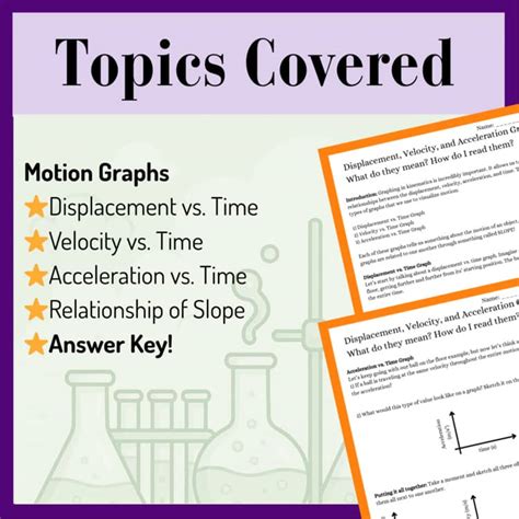 Physical Sciencephysics Motion Graphs Worksheet Displacement Velocity Time
