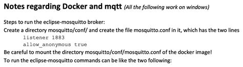 Solved The First Part Is An Mqtt Broker Running Locally Into