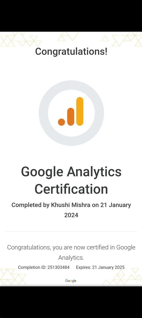 Khushi Mishra On Linkedin I Am Happy To Share That I Have Completed