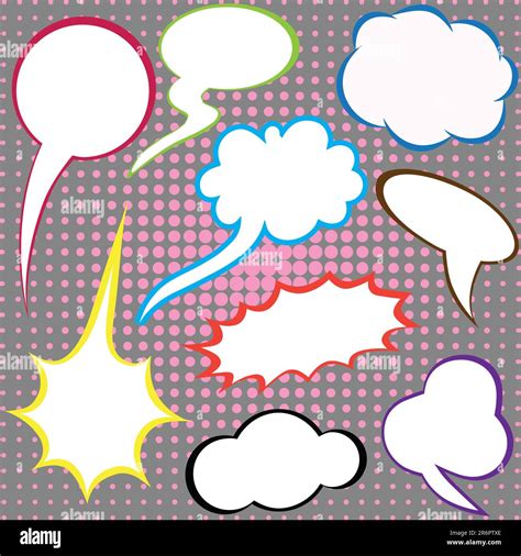 Dialog Clouds Illustration Stock Vector Image And Art Alamy