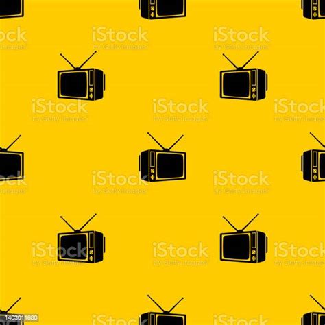 복고풍 Tv 패턴이 매끄럽습니다 오래된 텔레비전 바이저 배경 벡터 텍스처 0명에 대한 스톡 벡터 아트 및 기타 이미지 0명