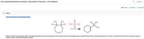 Solved Non Scaffolded Mechanism Problem Dehydration Of Chegg