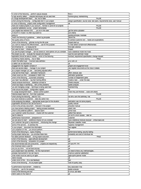 Iqms 150 Questions And Answers Pdf Agile Software Development Risk