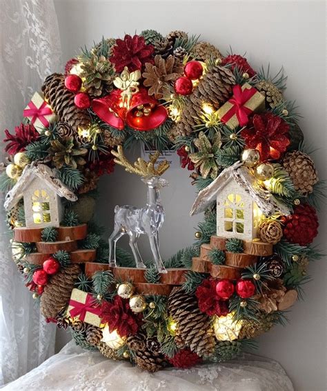 Новогодний венок Ghirlande Di Natale Decorazioni Natalizie Natale
