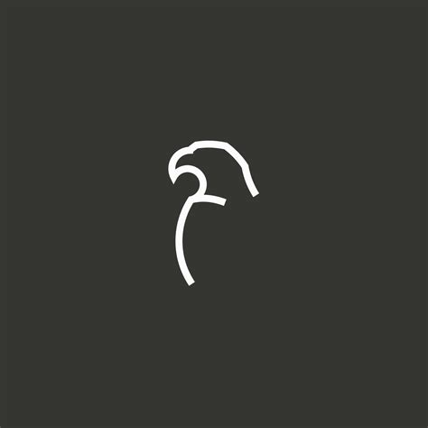Eagle Line Art Simple Minimalist Logo Design Inspiration Vector