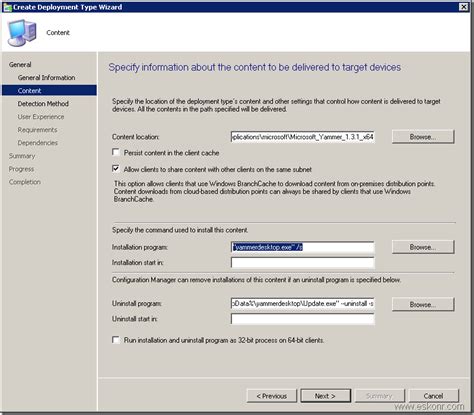 how to deploy microsoft yammer client using sccm configmgr all about microsoft endpoint manager
