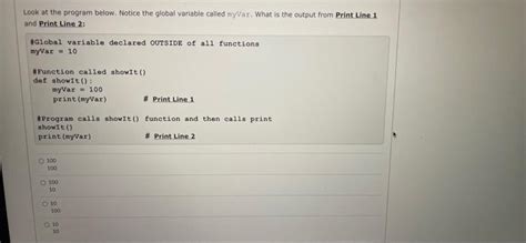 Solved Consider The Following Function Definition Def Foo