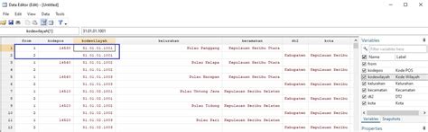 Menggabungkan Dataset Stata Append Cahaya Semesta Curahanhati