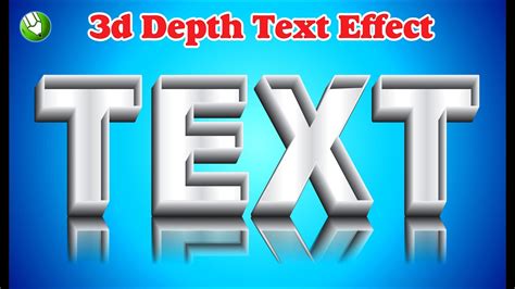 Master 3d Text Effect In Corel Draw 3d Depth Text Effects Design