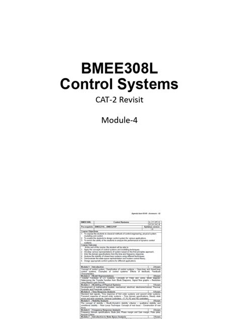 Cat 2 Revision Pdf Electric Motor Damping