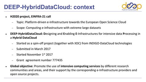 Deep Hybrid DataCloud PPT