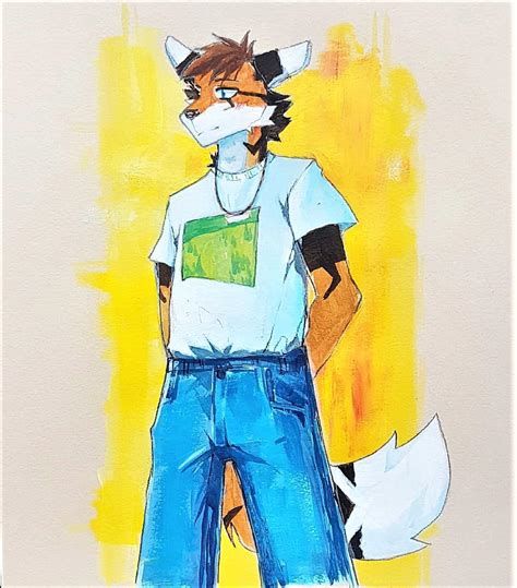 Akatan Acrylic Art By Me Akatanart On Twitterinsta Rfurry