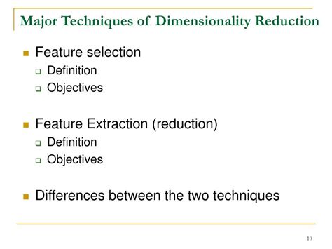 Ppt Dimensionality Reduction For Data Mining Techniques Applications And Trends Powerpoint