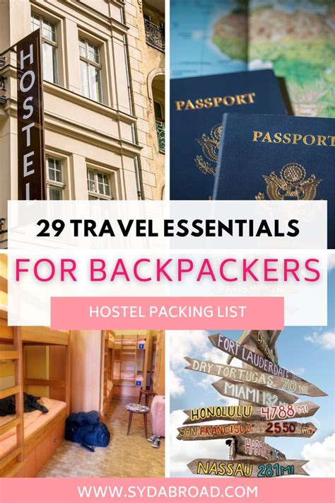 The Ultimate Hostel Packing List Artofit