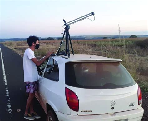 Teste De Comunicação Rf Em Solo Nota Se Na Imagem A Antena Yagi