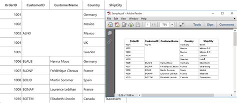 Export To Pdf In Uwp Datagrid Control Syncfusion®